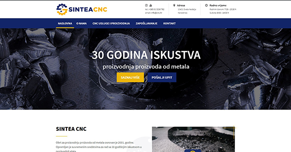 Sintea CNC - CNC tehnologija